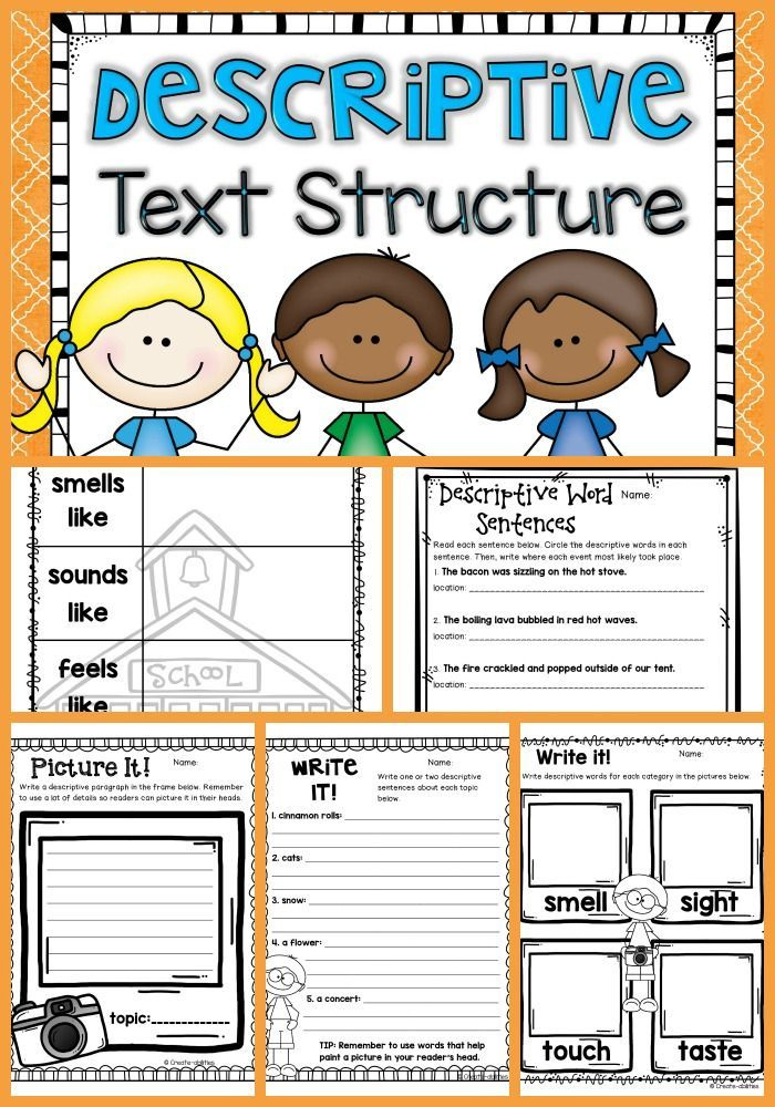 Descriptive Language Worksheets Language Worksheets