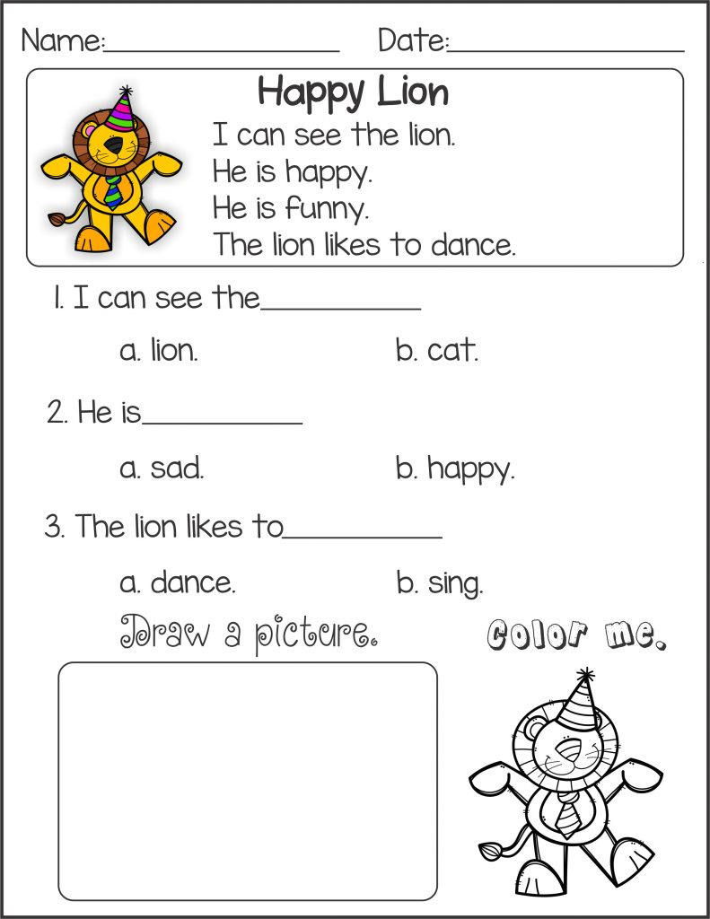 English Language Worksheets For Kindergarten Language Worksheets