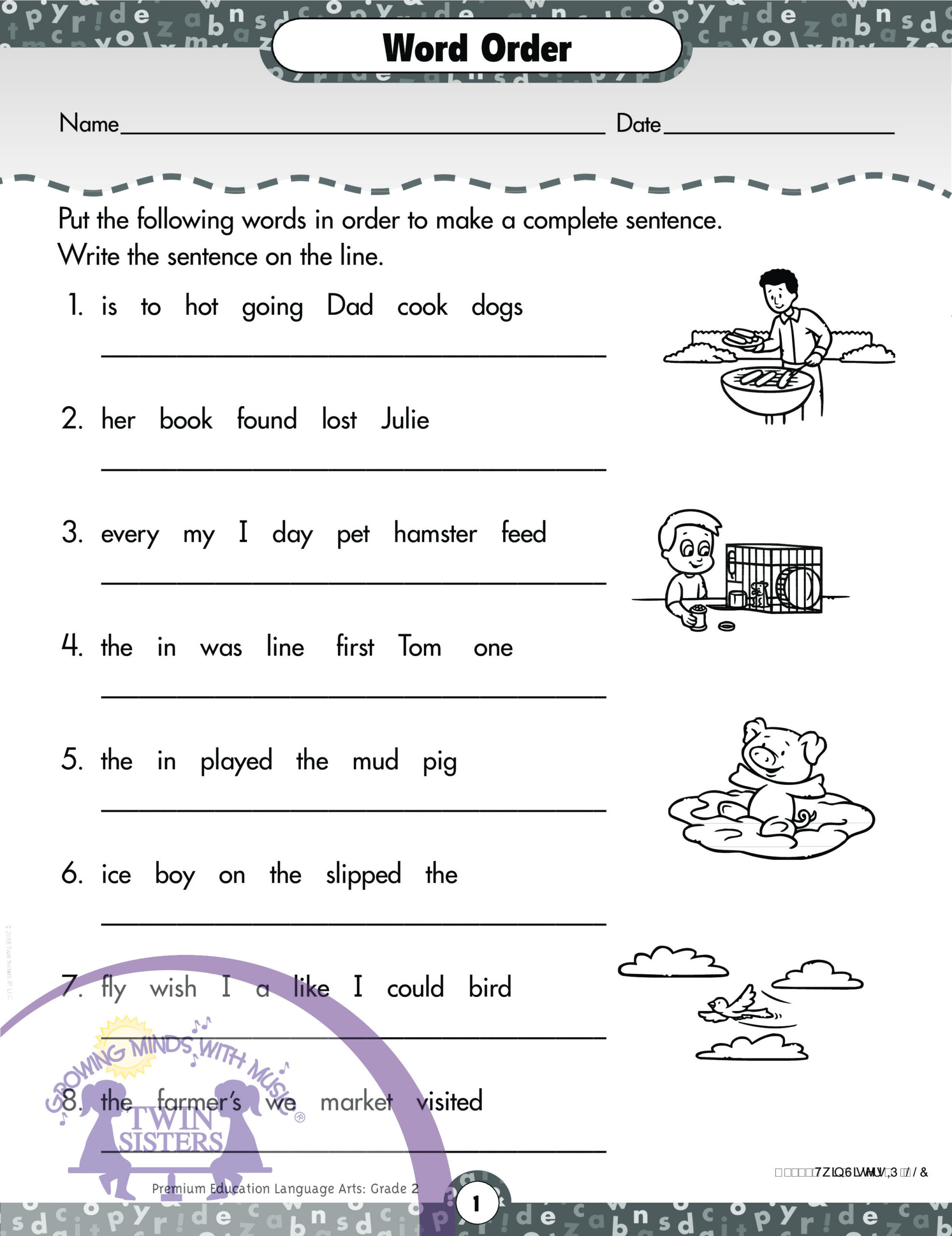 Grade 2 Language Arts Worksheets Language Worksheets Grade 2 Language Arts Worksheets Language Worksheets